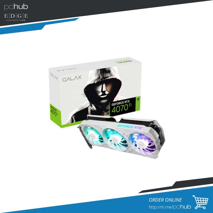 PChub | Galax RTX 4070 Ti EX Gamer White V2, Triple Fan, pn ...