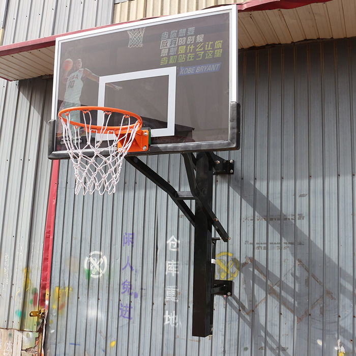 Wall-mounted basketball stand fixed adult standard basketball board ...