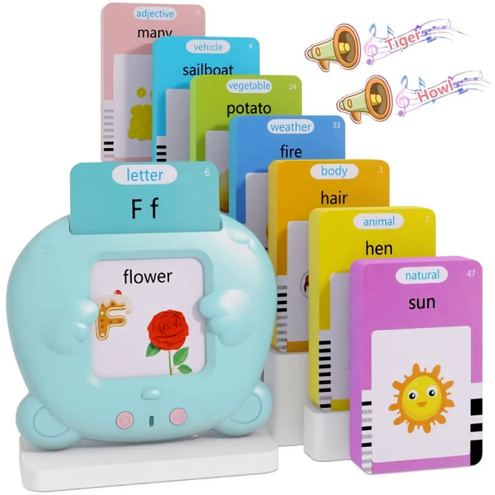 Learning Machine for Kid Talking Flash Cards Kindergarten Kids Language ...