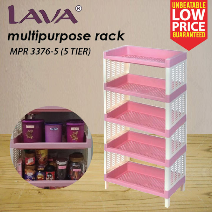 LAVA Multipurpose Storage Rack Shelving Organizer / Rak Pelbagai Guna ...