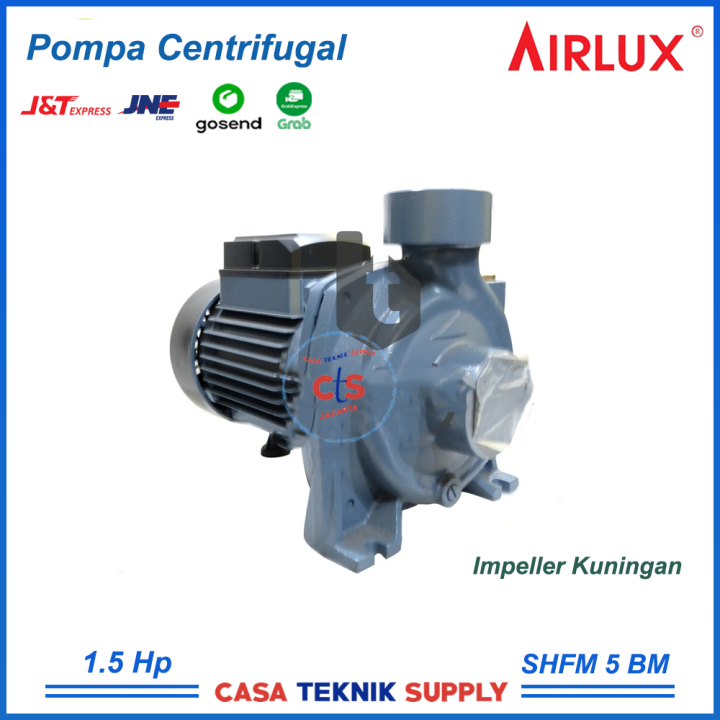 Mesin Pompa Air Pompa Transfer Sentrifugal AIRLUX SHFM 5BM 1.5HP ...