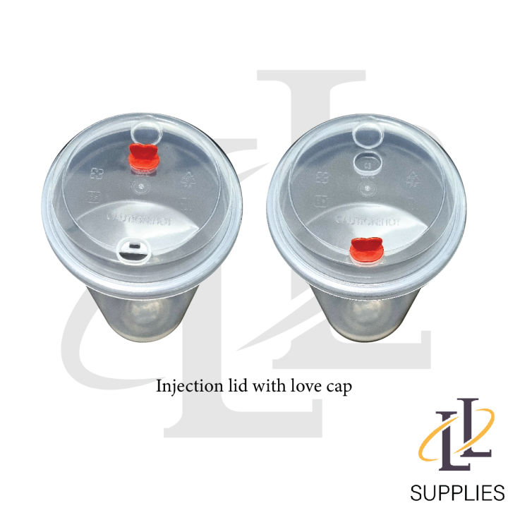 [50set] 360/500/700ml Premium PP5 Injection Cup Clear Plastic Cup Milk ...