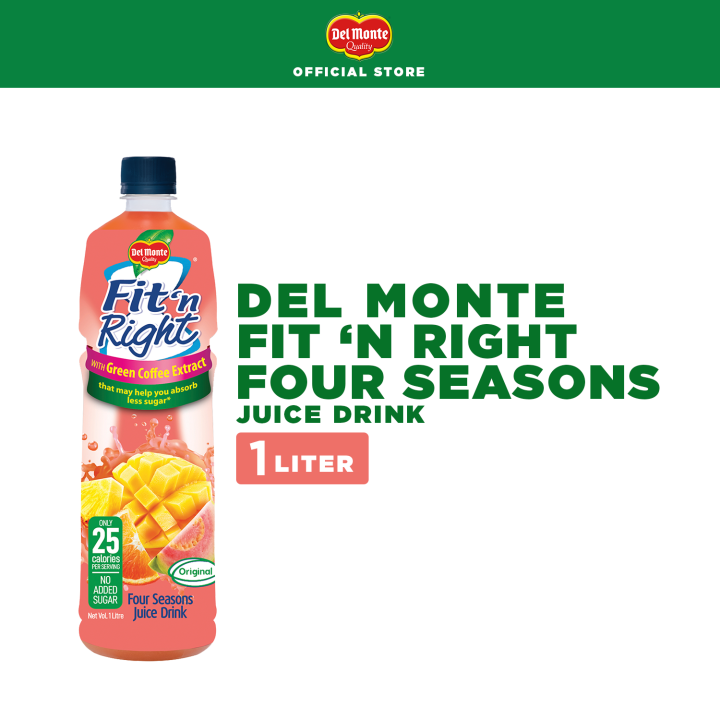 DEL MONTE Fit 'n Right BURN Four Seasons Juice Drink That Helps to Burn ...