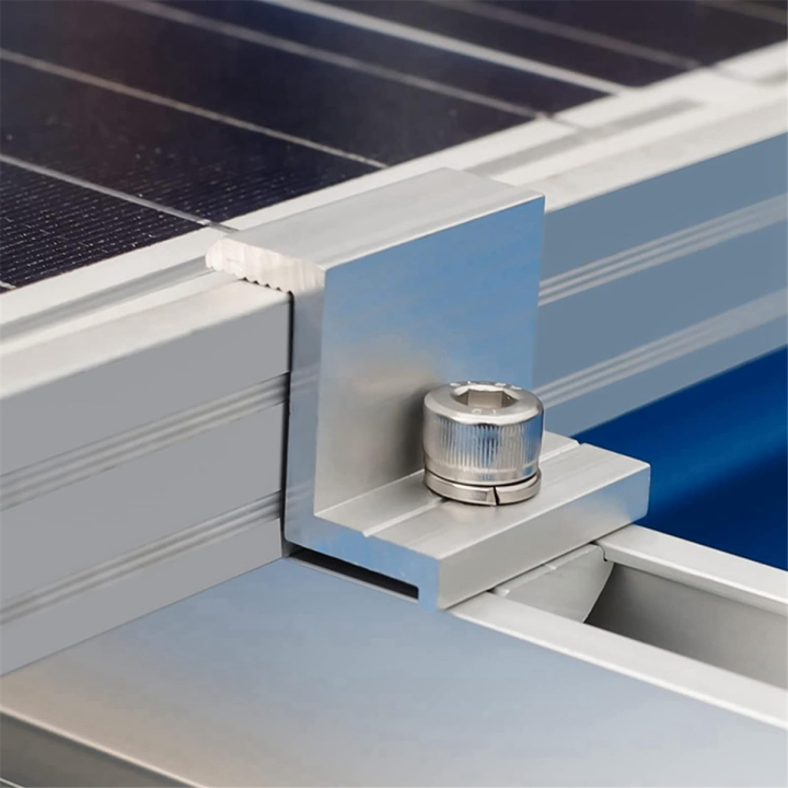 Solar Panel Bracket U-Rail Roof Rail Connector Bracket Roof Mounting ...