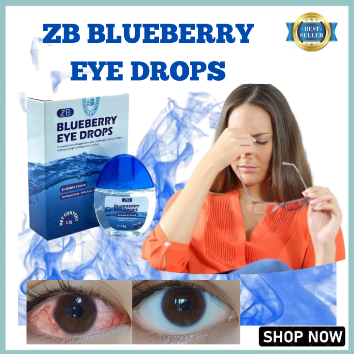 TOP SELLING ZB Blueberry Eye Drops: Experience Natural Comfort for Dry ...
