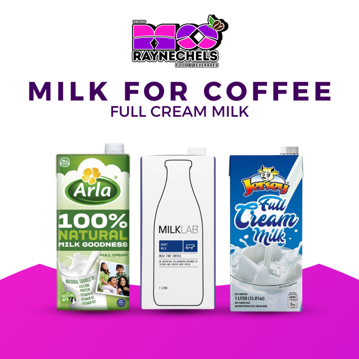 MILK FOR COFFEE Arla | Jersey | Milklab Full Cream Milk | Lazada PH