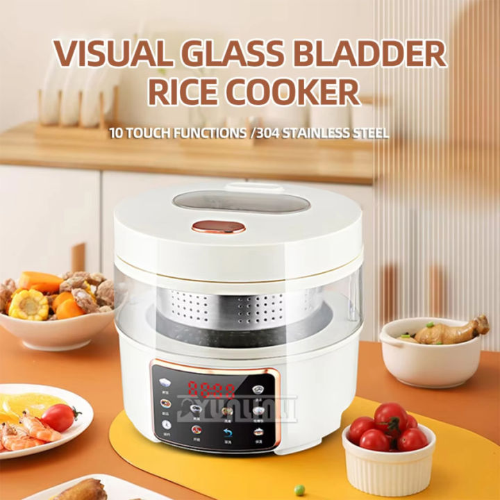 ⭐️【มีในสต๊อก+คลังสินค้าท้องถิ่น】⭐3.0L หม้อหุงข้าวน้ำตาลต่ำพร้อมจอ LED ...