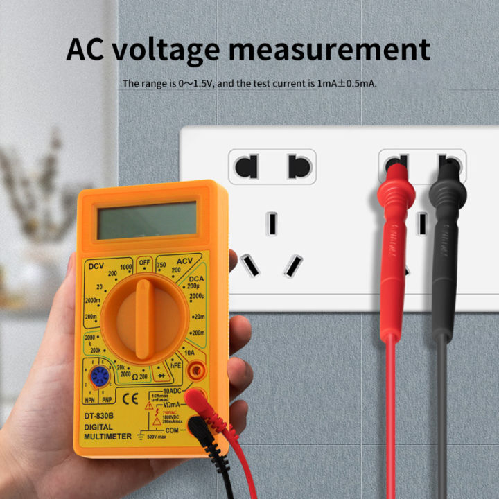 Dt830b Digital Multi-Meter Mini Universal Handheld Multi-Meter ...