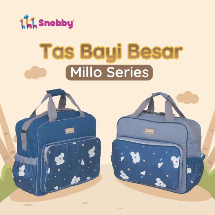 Tas Bayi Besar Snobby Seri Millo SBT9171 / Tas Perlengkapan Bayi Millo ...