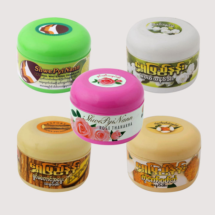 Shwe Pyi Nann Kant Kaw Stamen Thanakha ทานาคา แป้งพม่า ชุด 3กระปุก ...