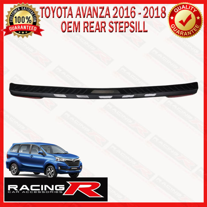 Toyota Avanza 2016 to 2018 OEM Rear Step Sill / Stepsill with Reflector ...