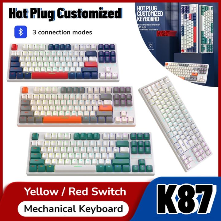 K87 Gamer Mechanical Keyboard 87 Keys Customized Swappable Panas ...