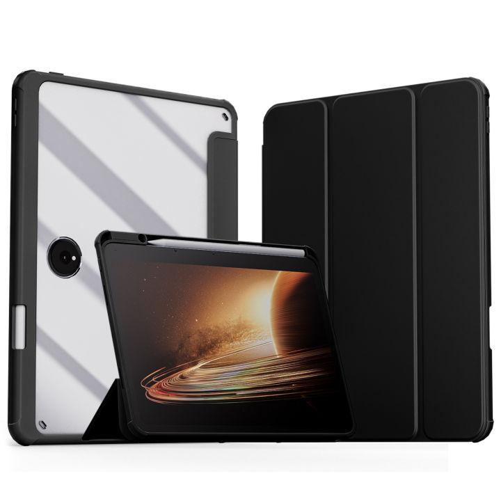 เคสฝาพับ หลังใส พร้อมที่ใส่ปากกา ออปโป้ นีโอ Use For OPPO Pad Neo Smart ...