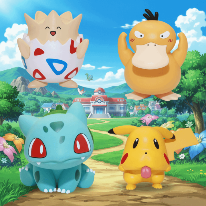 GOODOO Di động Hình Togepi PVC Phim hoạt hình Hình Pikachu Dễ thương ...