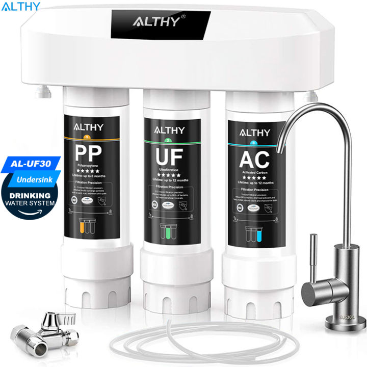 ALTHY Under Sink Drinking Water Filter Purifier Ultrafiltration System ...