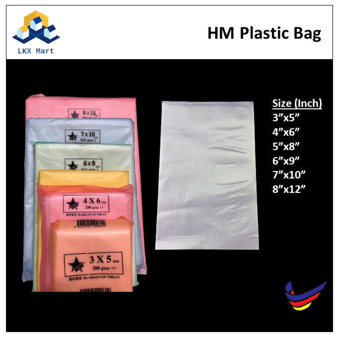 HM Plastic Bag / Plastic Bungkus / Plastic Bungkus Dabao / Plastic Bag ...