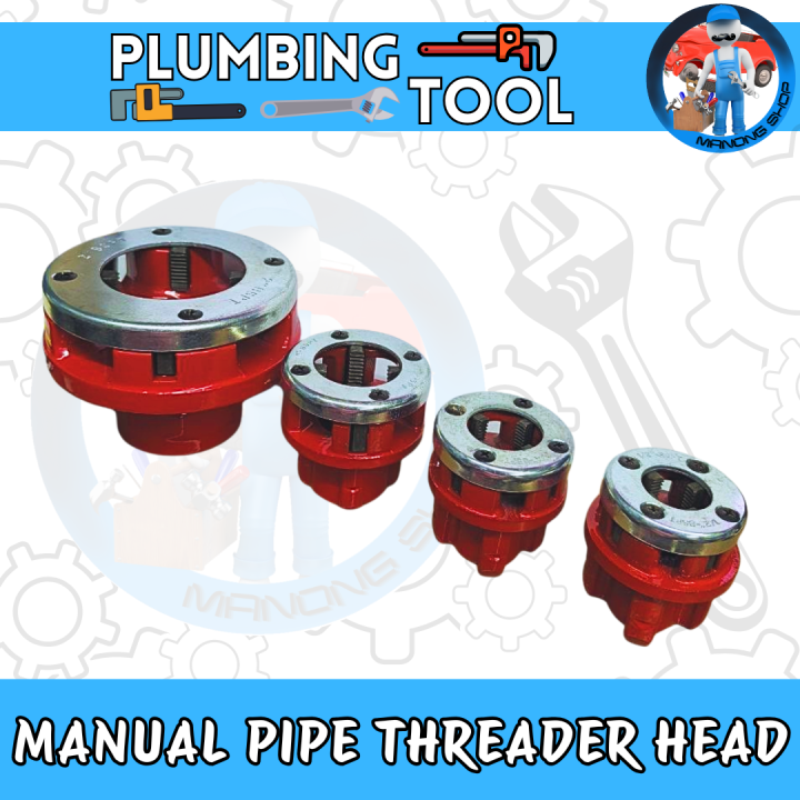 Manong Shop Manual Pipe Threader Head with Variation Ratchet Die Head ...