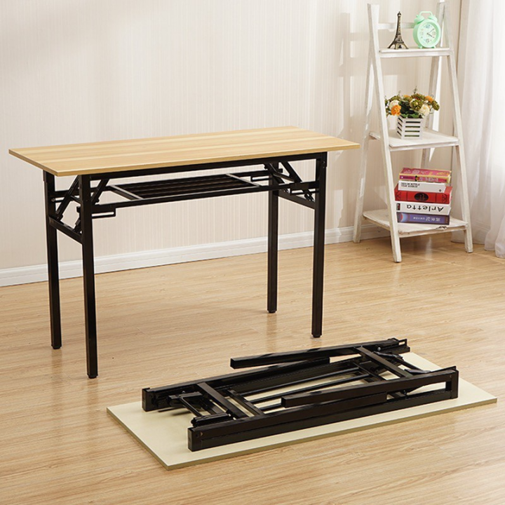 2 Layer Foldable Table 120 cm (120 cm X 40 cm x 75 cm)/Home Office Desk ...