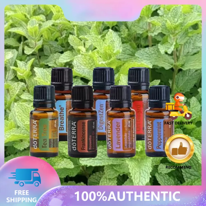 DOTERRA Pure Essential Oil 15ml Lavender/Peppermint/Lemon Essential Oil | Lazada