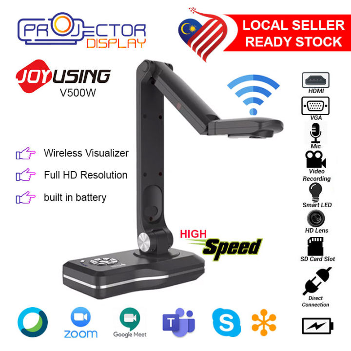 Original Joyusing V500W Wireless Visualizer 8.0MP High Speed | Document ...