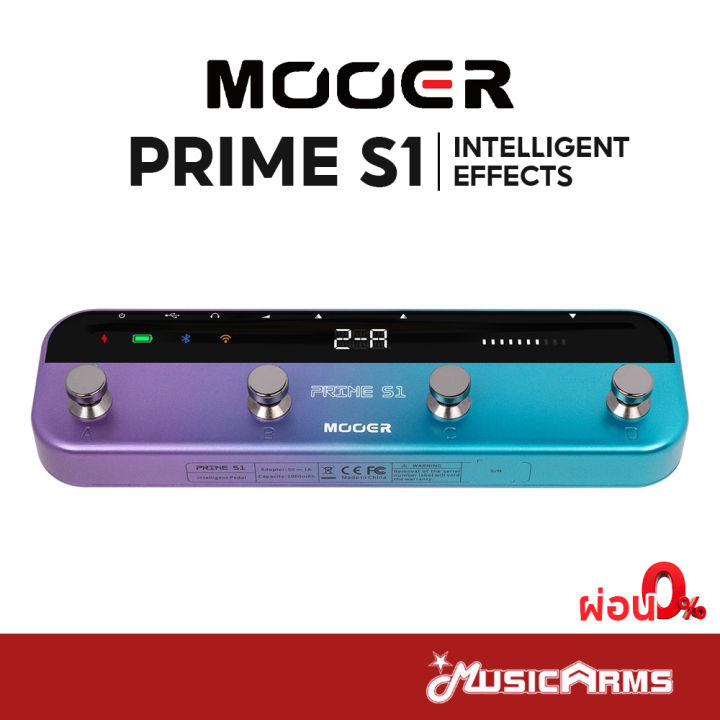 Mooer Prime S1 มัลติเอฟเฟค Intelligent Pedal Floor รับประกันศูนย์ Music ...