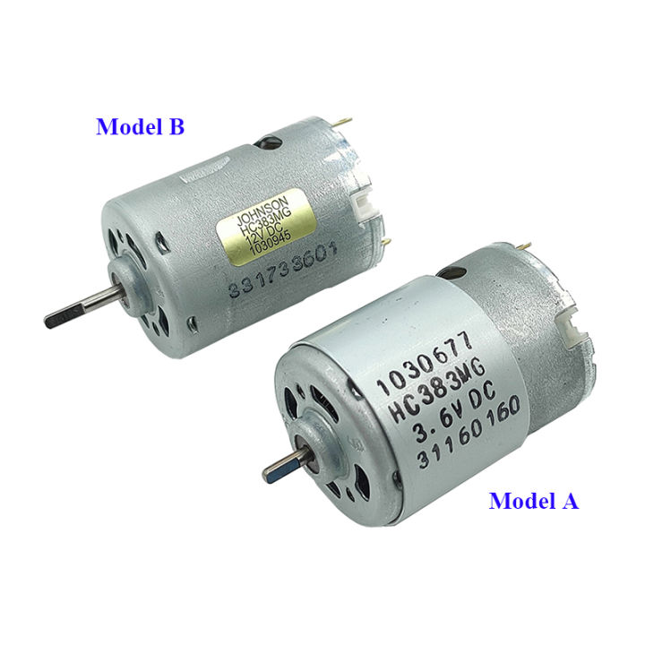 JOHNSON HC383MG Mini RS-380 Motor DC 3V-3.6V / DC 6V-12V High Speed ...