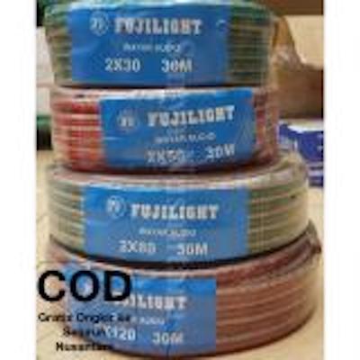 Kabel Wayar Audio Transparan Ukuran 2x30 Per Roll 30 Meter Fujilight ...
