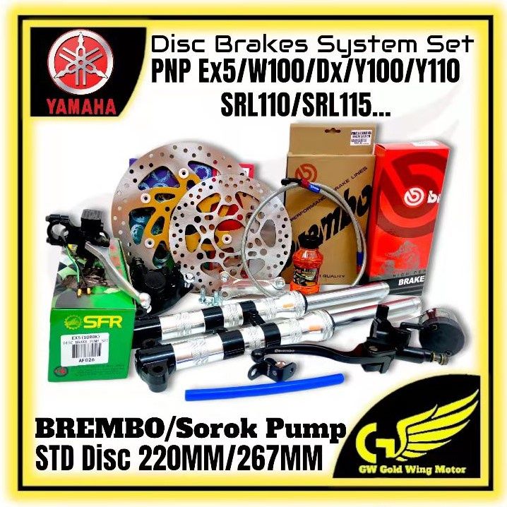 STAR 220 Y125 267 MM BREMBO SOROK PUMP LC135 SRL115 SOLARIZ CNC FORK ...