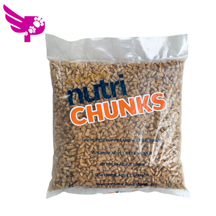 Nutri Chunks Maintenance for Small Breeds 1kg Repacked - Lamb Flavor ...