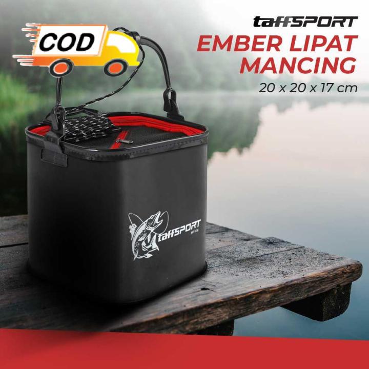 Ember Lipat Mancing Portable Box Tempat Ikan Wadah Hasil Pancing ...