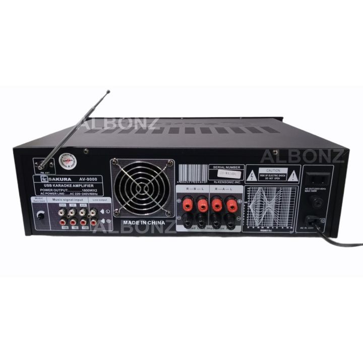 Sakura AV-9000 USB Karaoke Amplifier | Lazada PH