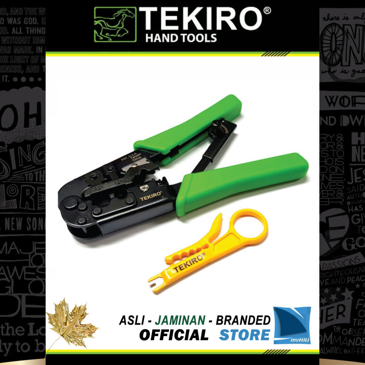 Tang Crimping RJ45 / RJ11 / Plug Crimper 3 in 1 / Jack UTP dan Telepon ...