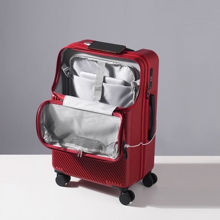 Japanese Style 20 inch Luggage Travel Luggage Bag USB Charging Suitcase ...