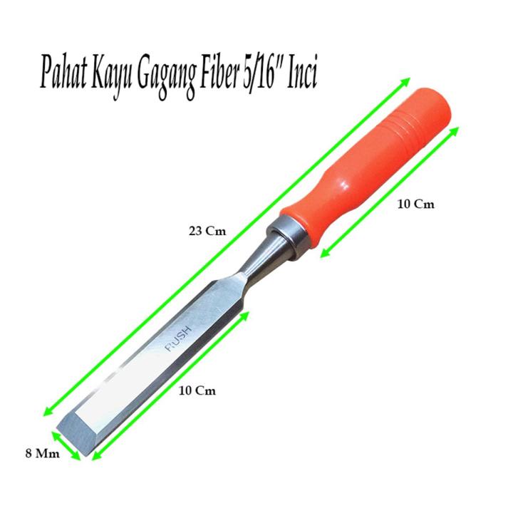 Pahat Kayu Gagang Fiber Tatah Kayu/ Wood Chisel 5/16 Inch 5/16" 8Mm ...