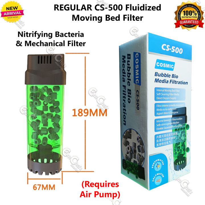 COSMIC BOTTLE CS-500 (C S Five Hundred) MEDIUM Sized Bubble Bio Media ...