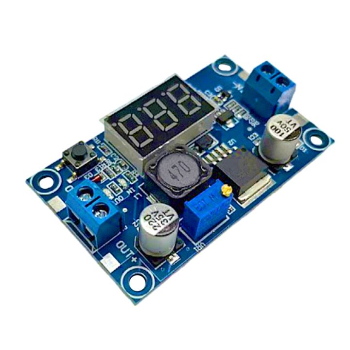 1 Piece LM2596 DC DC Adjustable Step Down Converter Voltage Regulator LED Display Voltmeter 4.0 ...