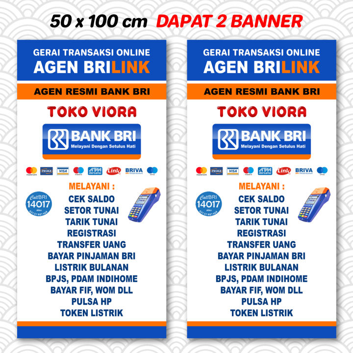 BANNER SPANDUK BRILINK TERMURAH BELI 1 DAPAT 2 TERBAIK | Lazada Indonesia