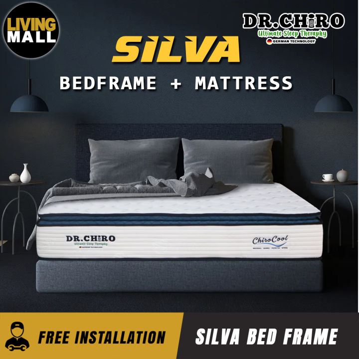 Living Mall DR Chiro Silva Divan Platform Bed Frame - With Mattress Add ...
