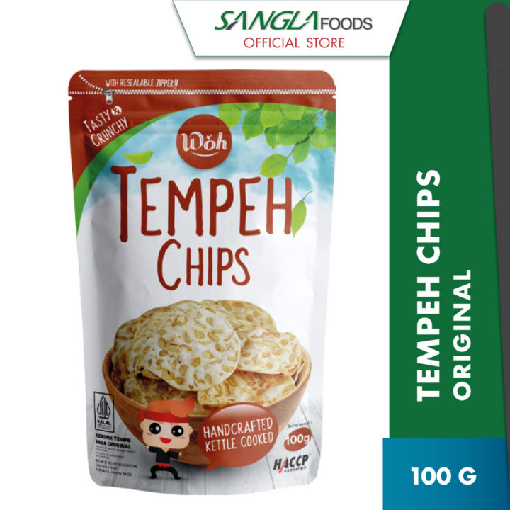 ⊿Woh Tempeh Chips Original 100G (Halal Certified)♫ | Lazada