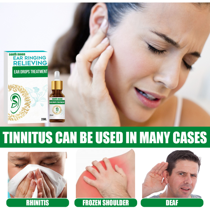 Original!! SOUTHMOON Ear Ringing Relieving Ear Drops Tinnitus Ear Drops ...