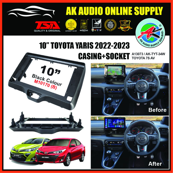 Toyota Yaris 2022 - 2023 ( MODEL B ) Android Player 10” Casing +Socket ...