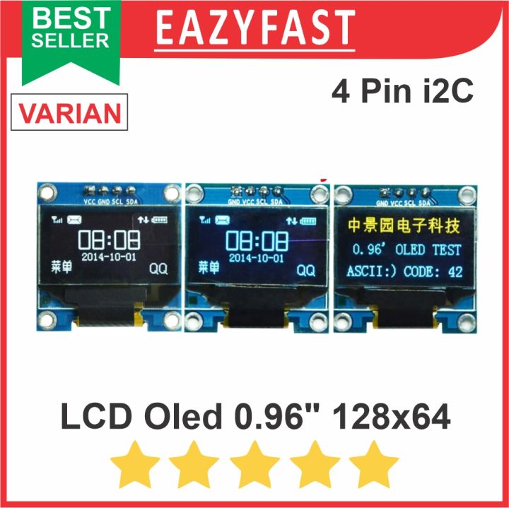 Module Lcd Graphcis Oled 096 I2c Arduino Display 128x64 Lazada 2560