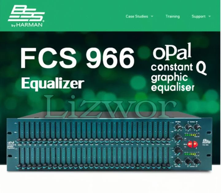 BSS FCS-966 Graphic Equalizer Audio Opal EQ High-Pass Filter Challenger ...