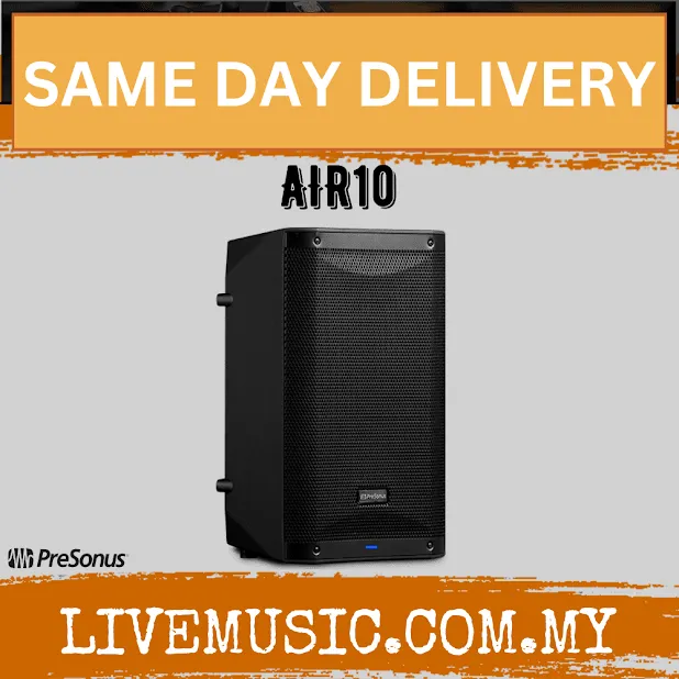 PreSonus AIR10 1200W 10 inch Powered Speaker - Each / Pair ( AIR-10 ...