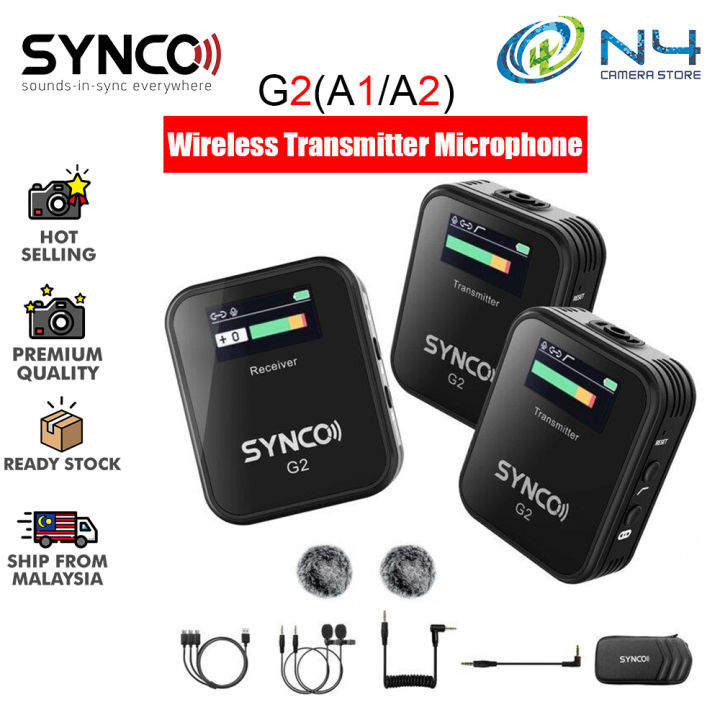 SYNCO G2 - A1 / A2 Ultracompact Digital Wireless Microphone System for ...