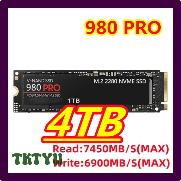 TKTYU SSD M2 Nvme M.2 2280 PCLE 4.0X 980 Pro 4TB 2TB 1TB Internal Solid State Drive 980 Pro HDD ...