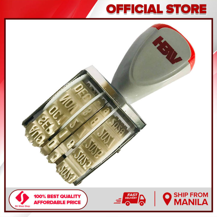 SK Mixes Shop HBW Office Date Stamp 4mm 12 Years | Lazada PH