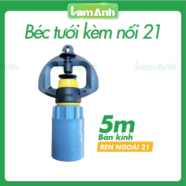 Béc tưới nhỏ phun 360 độ BB 909 ren ngoài 17 ly, sử dụng trong hệ thống ...