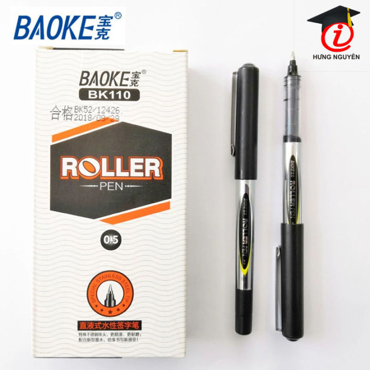 Bút gel 0.5mm Baoke Roller Pen BK110 mực Xanh, Đen, Đỏ | Lazada.vn