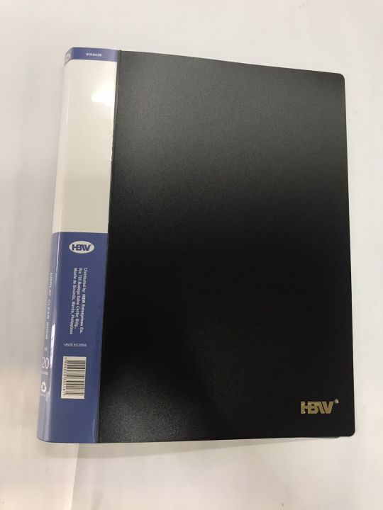 HBW Fixed Clearbook A4 20 pockets | Lazada PH